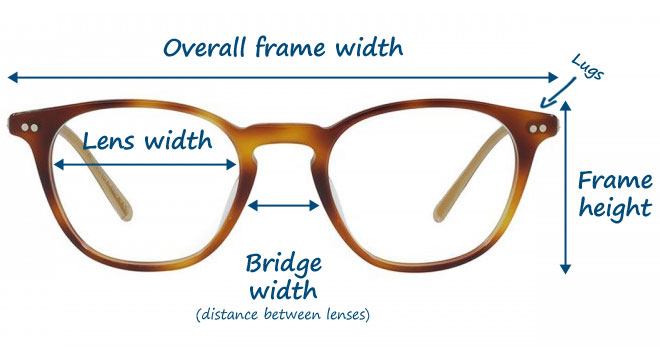 Frame measurements & finding the right size glasses