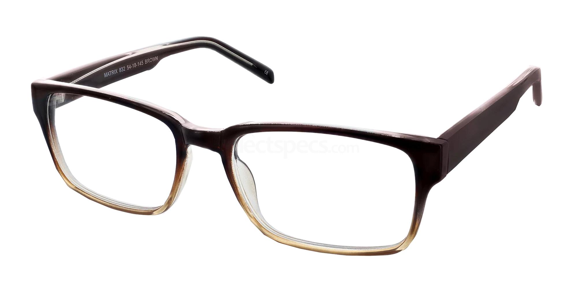 Matrix 832 Glasses, Free Anti-reflection Lenses - SelectSpecs